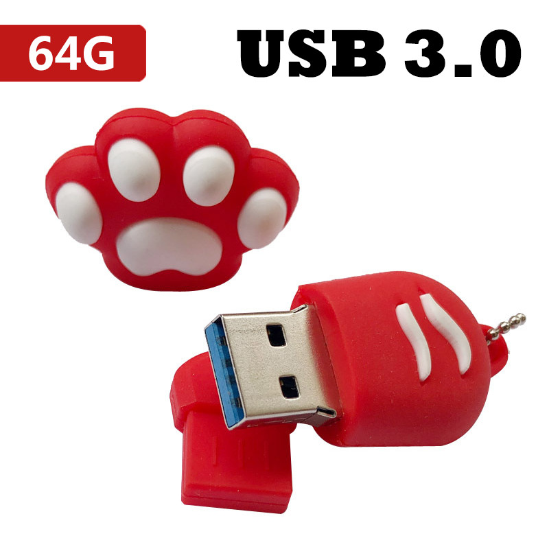 Ổ đĩa Flash hoạt hình Cat USB 2.0 3.0 4G 8G 16GB 32GB 64GB 128G Ổ đĩa ...