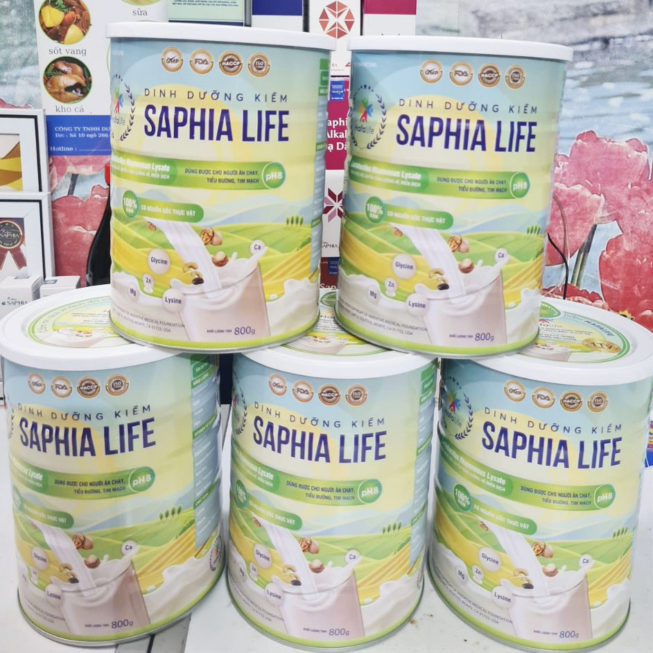 Sữa Kiềm Saphia Life 800g - Kiềm Saphia chính hãng | Shopee Việt Nam