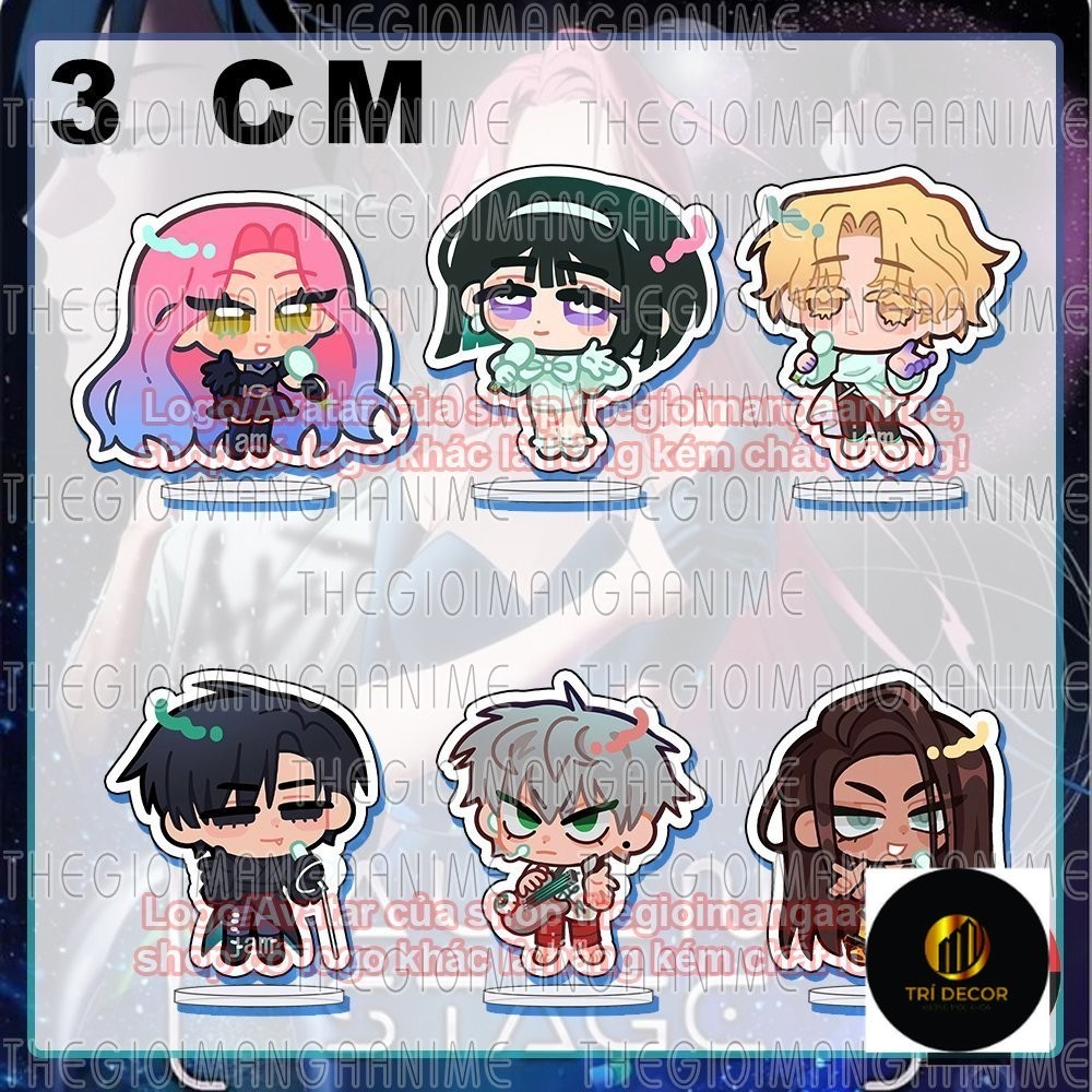 (3cm) Standee ALIEN STAGE ver BIỂU DIỄN mô hình chibi acrylic standee ...
