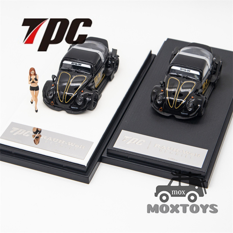 Xe mô hình đúc màu vàng đen TPC 1: 64 RWB Targa JPS | Shopee Việt Nam