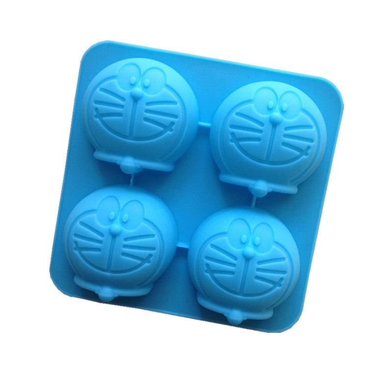 Khuôn Silicon Mèo Doraemon, Khuôn đổ Thạch, Khuôn Silicon Làm Bánh ...