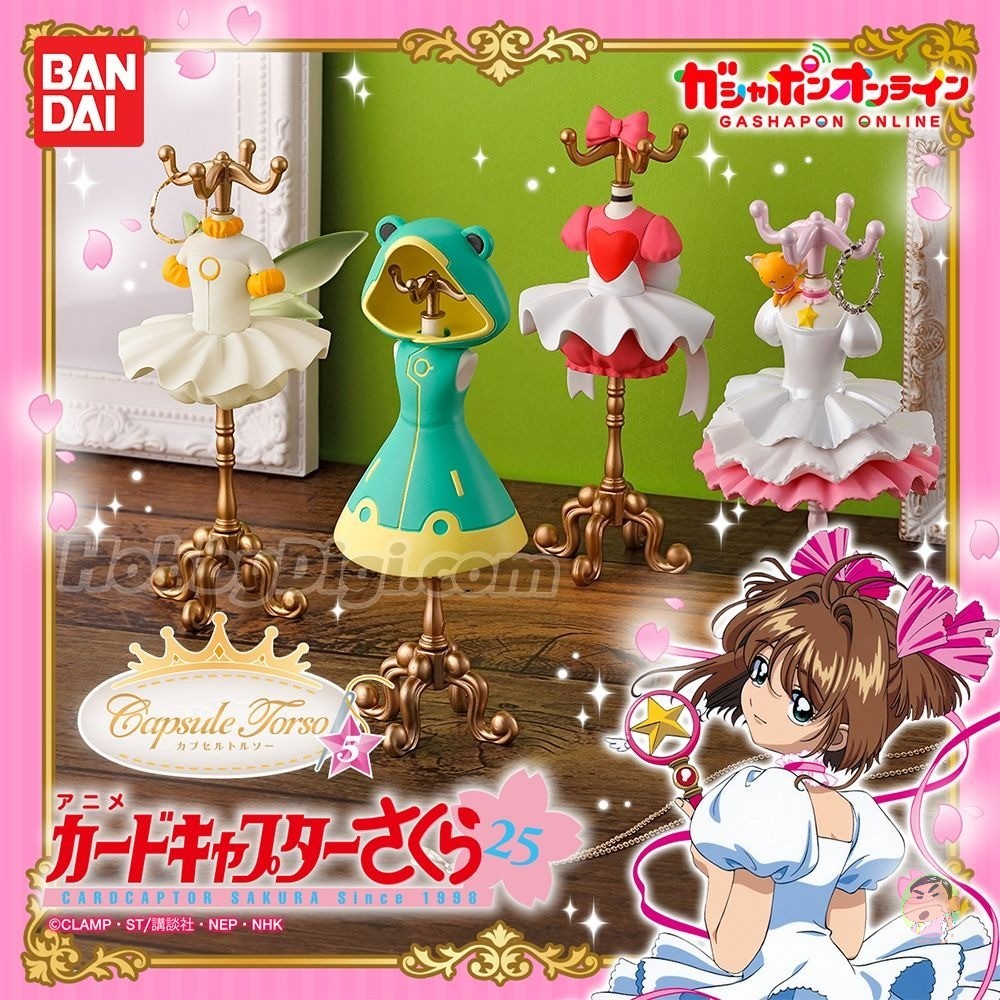 Bandai Gashapon - Card Captor Sakura Capsule Torso 5 (Bộ 4) | Shopee Việt Nam