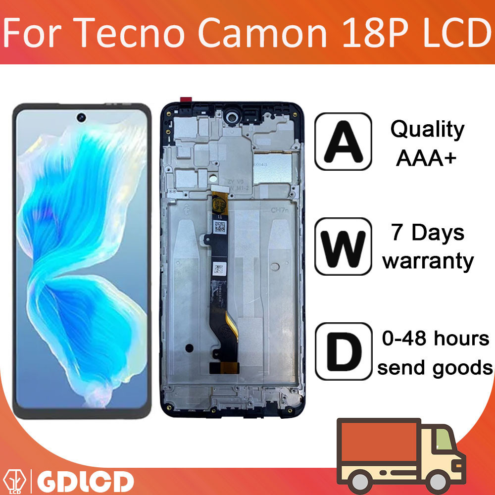 Dành Cho Tecno Camon 18P CH7 LCD Có Khung Màn Hình Bảng Điều Khiển Sửa ...