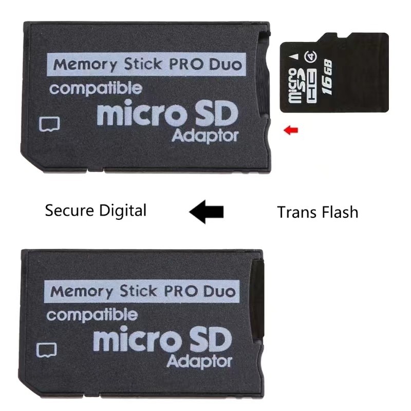 Dành Cho Sony Memory Stick Pro Duo Sang TF Card Adapter Micro SD Thẻ ...