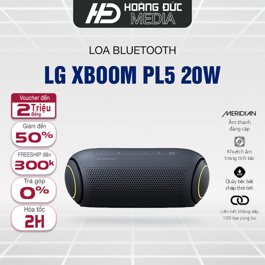 Loa Bluetooth XBOOM LG PL5 20W chính hãng nguyên seal bảo hành 12 tháng ...