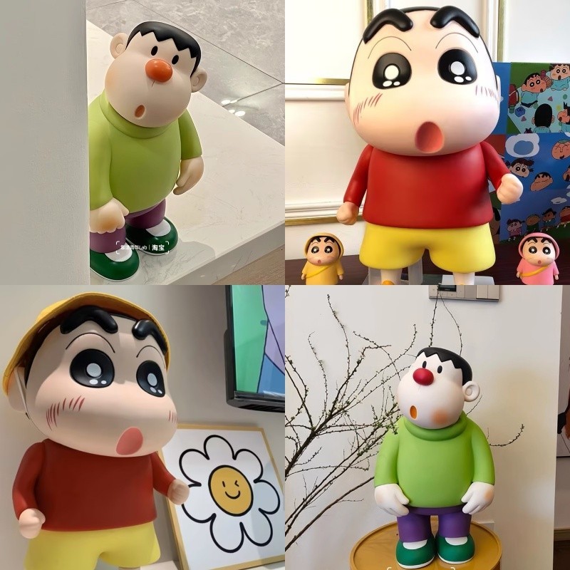 40cm / 23cm 1: 1Cartoon anime Crayon Shin-chan Big G Takeshi Gian Trang ...