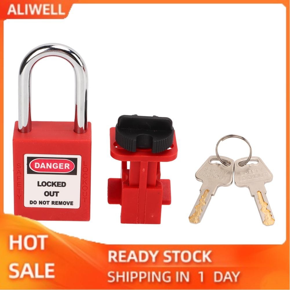 HEEPDD Circuit Breaker Lockout Device Chrome Plated Miniature Lock with ...