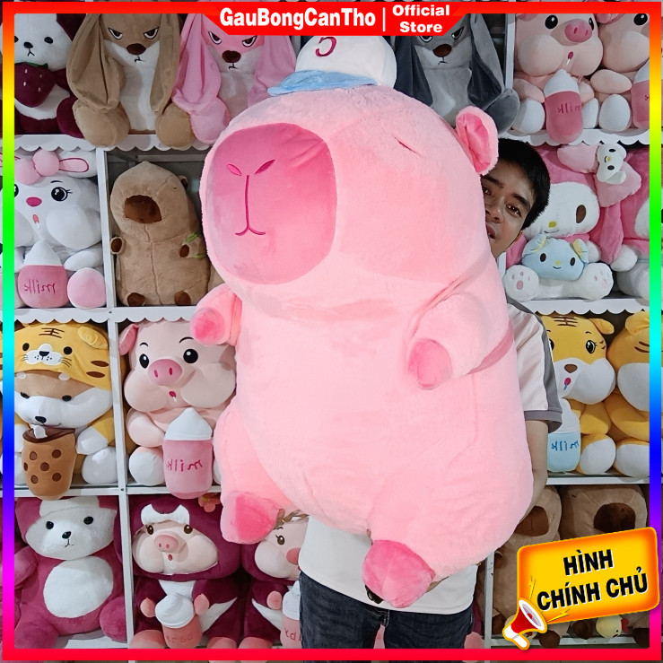 Gấu Bông Capybara Hồng Đủ Size | Shopee Việt Nam