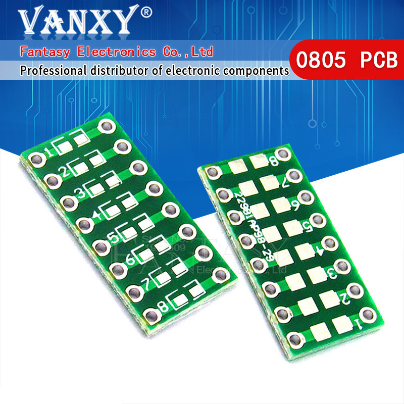 10 Chiếc 0805 0603 0402 Đến DIP PCB Chuyển Ban DIP Pin Ban Pitch ...