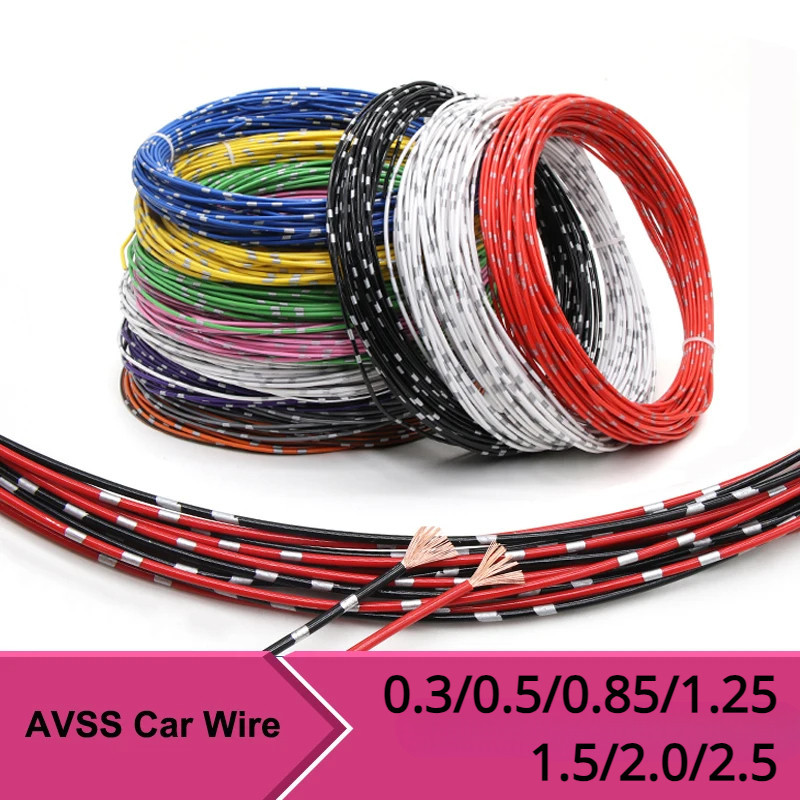 Avss Dây Ô Tô PVC 0.3 0.5 0.85 1.25 2 2.5 Đồng Không Oxy Chịu Nhiệt ...