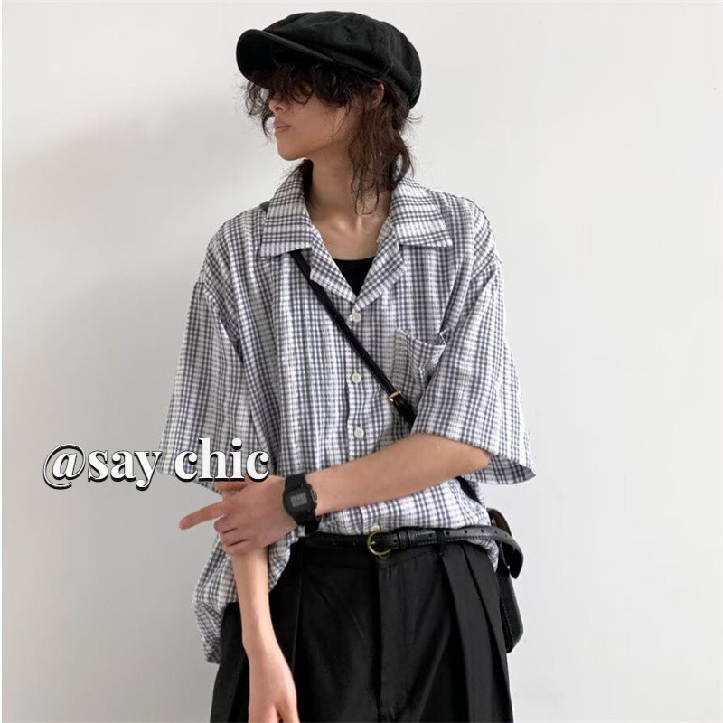 Say CHIC Áo Sơ Mi Nam Mùa Hè Mới retro Sọc In Áo Rời Thường Ngày Abida ...