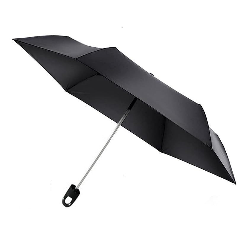 Basic Standard Foldable Umbrella for Men with Hanging Portable Hook ...