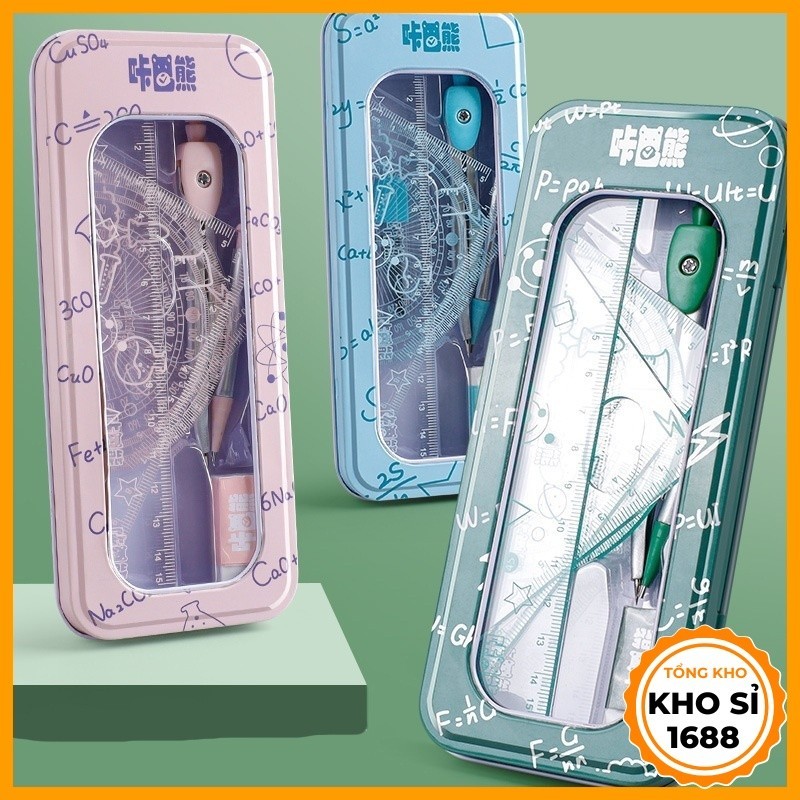 Văn Phòng Phẩm, Bộ Đồ Dùng Học Tập 7 Chi Tiết Cho Bé Học Hình Học ...