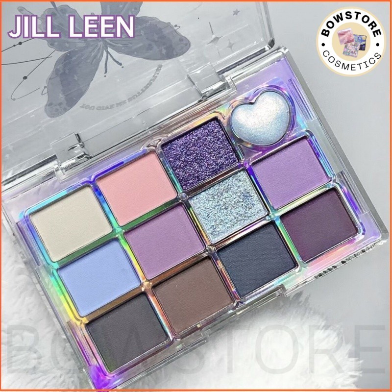 JILL LEEN Bảng Phấn Mắt Jill Leen 12 ô Màu Ngọc Trai Lấp Lánh Makeup Douyin Highlight Nhũ Lì Bền ...