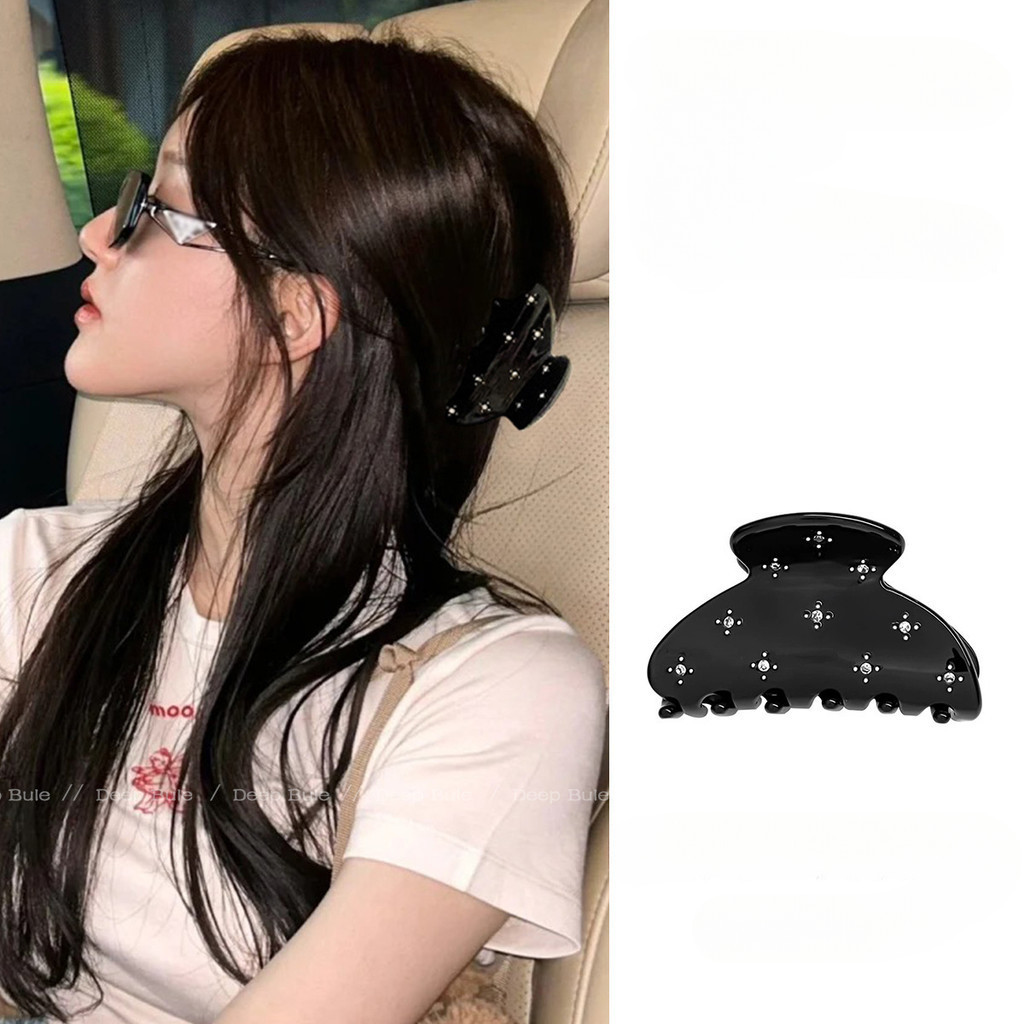 2024 Phong Cách Mới Cao Cấp Tính Khí Acetate Nửa Tie Kẹp Tóc Lấy Flash ...