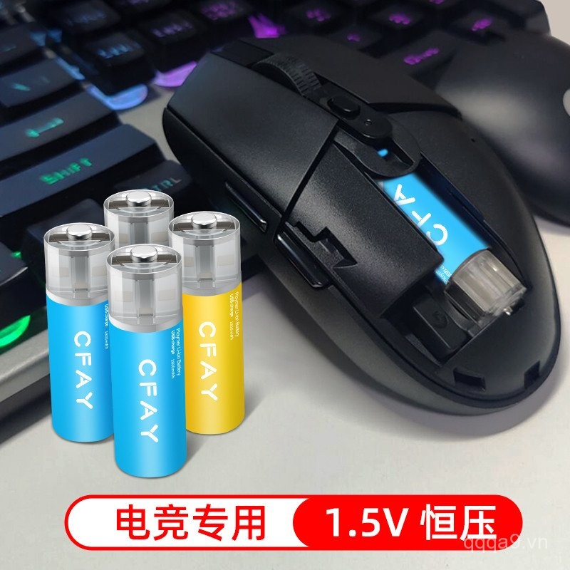 Pin sạc CFAY AA 1.5V, pin lithium USB AAA dung lượng cao, thích hợp cho ...