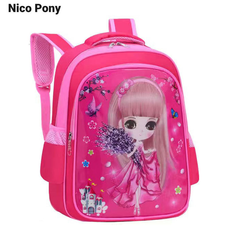 Nico Pony Kids' backpack 1-3-6 Ultraman Korean girls' backpack | Shopee ...