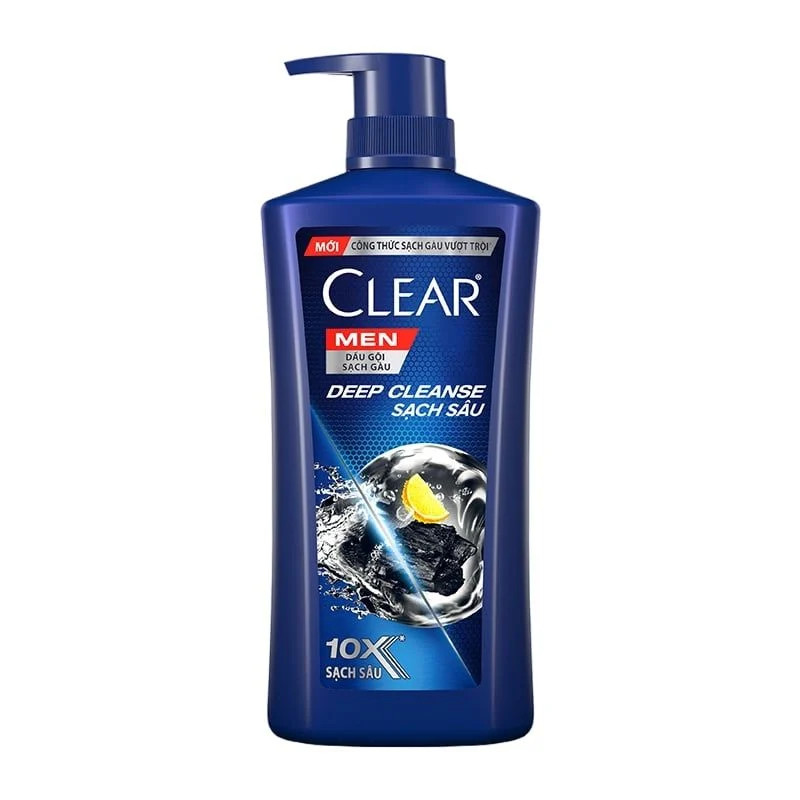 Dầu gội CLEAR Men Deep Cleanse Sạch Sâu chai 630g | Shopee Việt Nam