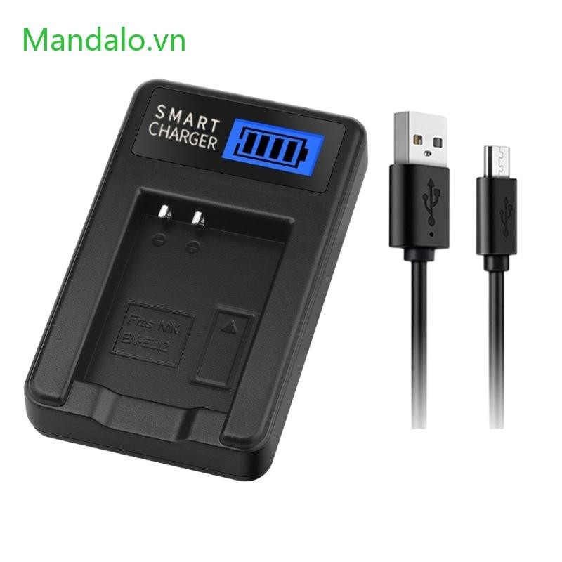 Met LCD USB EN-EL12 Bộ sạc thay thế cho S70 S710 S8000 S800C S8100 ...