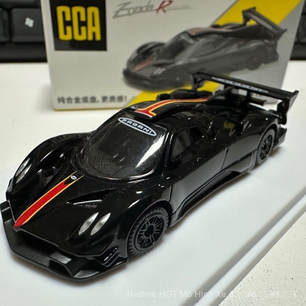Mô hình xe tay ga CCA 1:64 Pagani Zonda bằng hợp kim sắt, đế giảm xóc ...