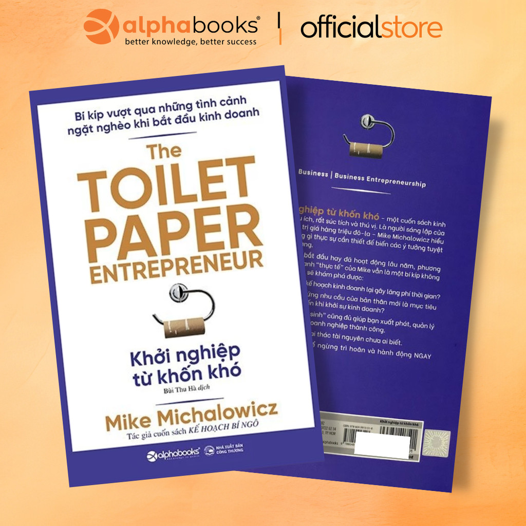 Sách - Khởi Nghiệp Từ Khốn Khó - The Toilet Paper Entrepreneur - Mike Michalowicz (Alpha Books ...