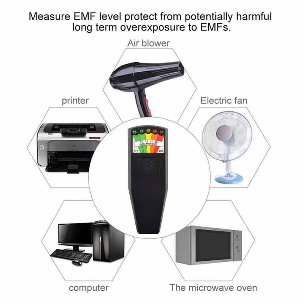 K2 Digital Electromagnetic Field EMF Gauss Meter Ghost Hunting Detector ...