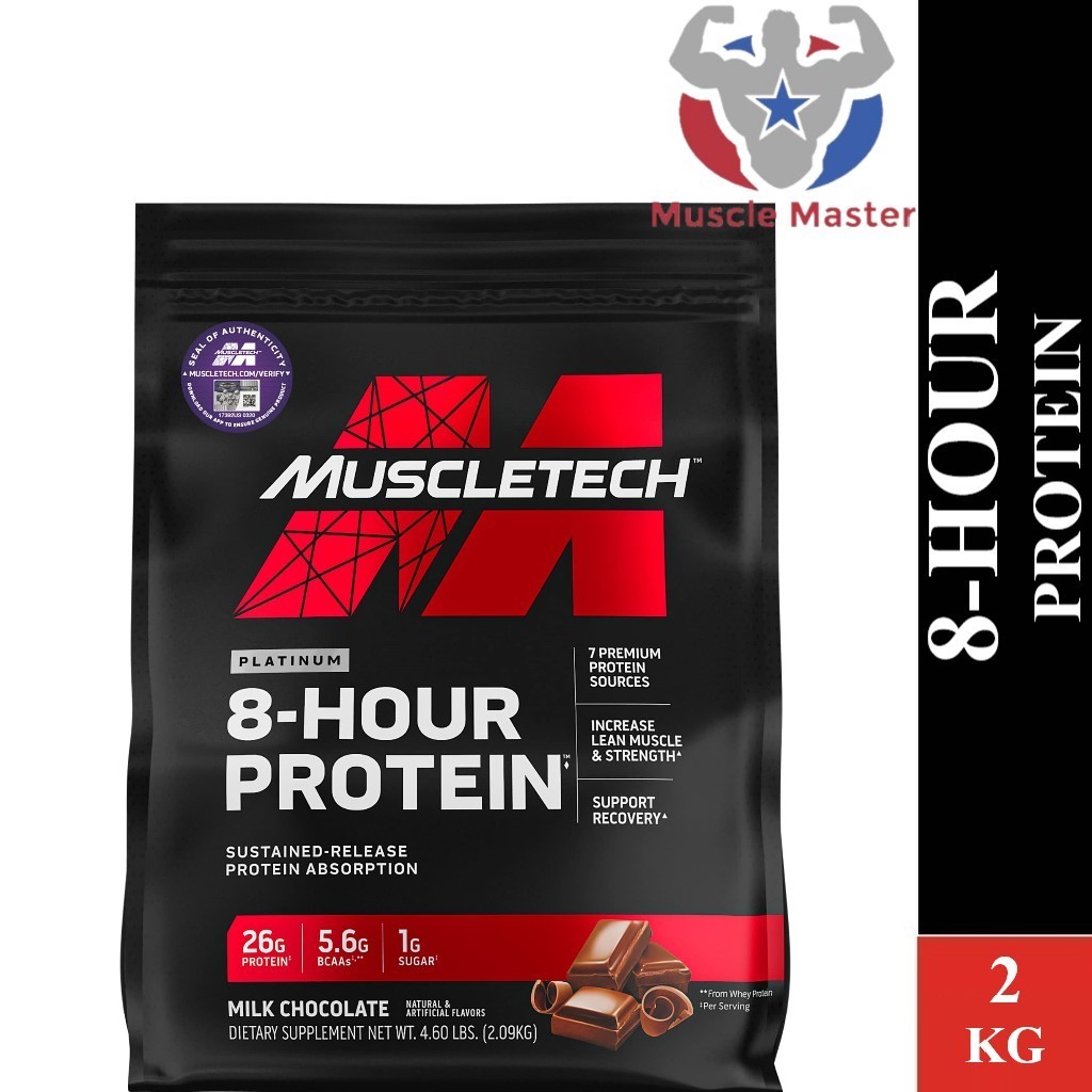 Bột Cung Cấp 7 Loại Protein Từ Nhanh Đến Chậm MuscleTech 8 Hour Protein ...