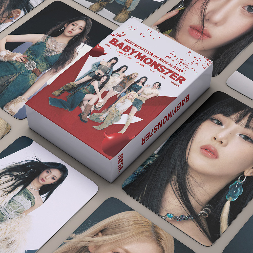 Kpop 55 Cái / hộp BÉ MONSTER Photocards SHEESH KPOP LOMO Card ...