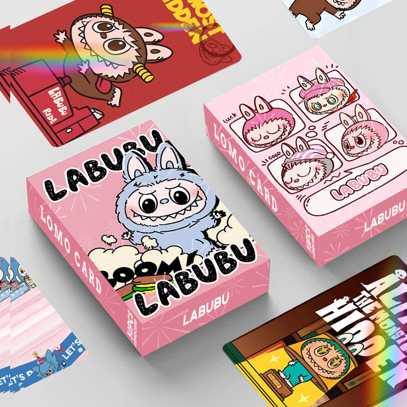 Lomo card thẻ hình LABUBU hộp 30 tấm | Shopee Việt Nam