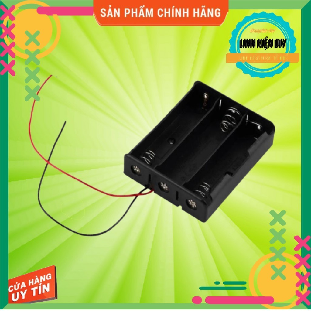Hộp Pin 18650 3 CELL khay pin 18650 3 CELL kèm dây | Shopee Việt Nam