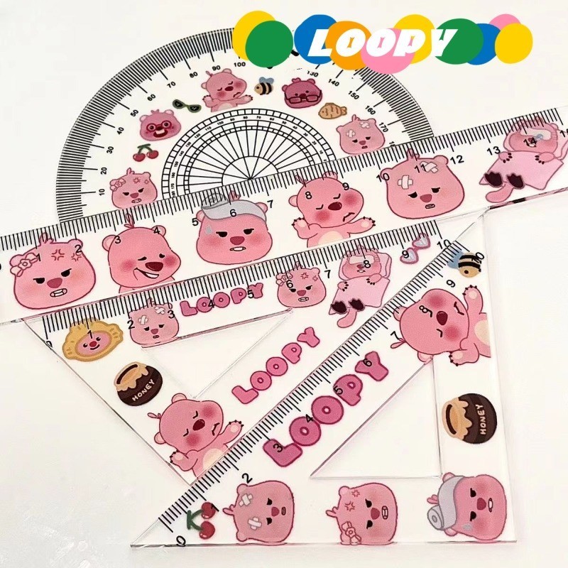 4 Cái / bộ Hoạt Hình Dễ Thương Loopy Little Beaver Thước Tiểu Thuyết Và ...