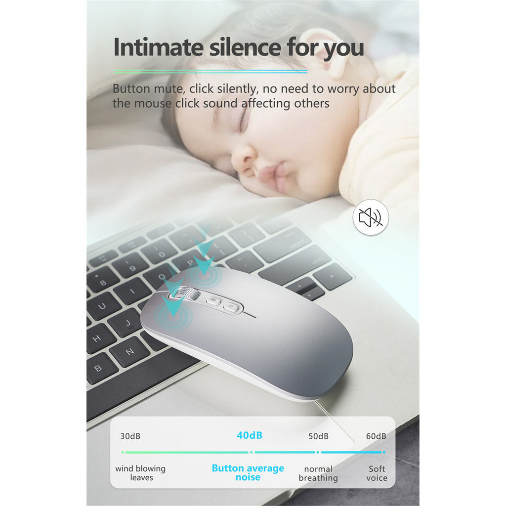 Ai Smart Voice Mouse Speech to Text Mouse Chuột Bluetooth không dây 2 ...