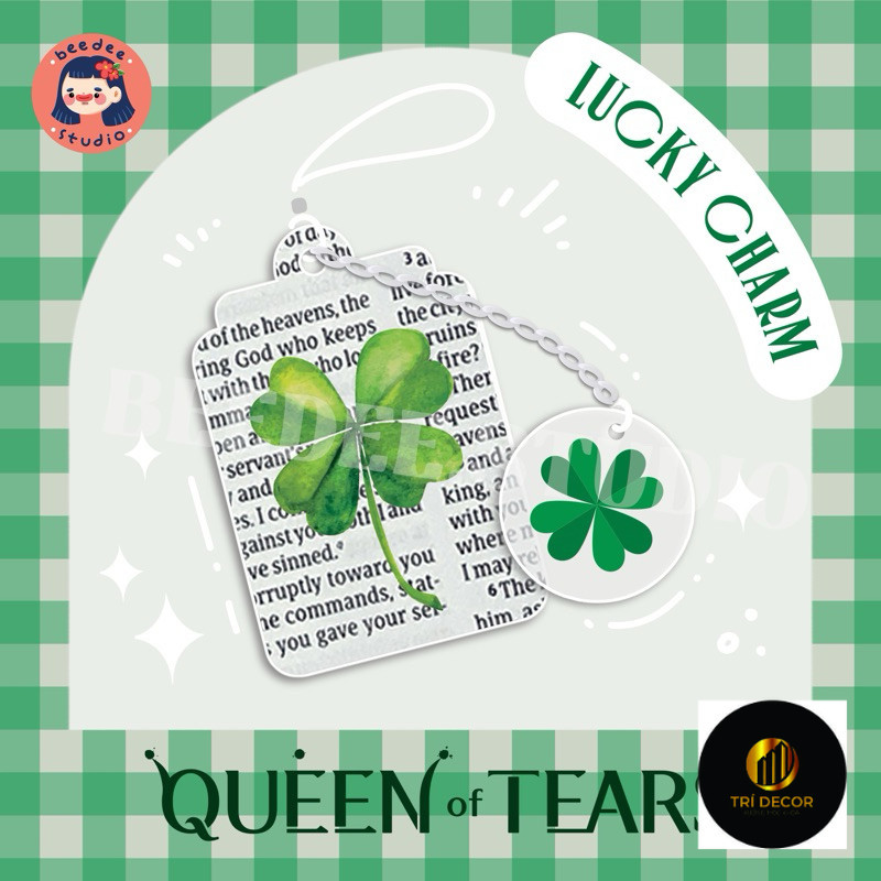 Móc khóa, keychain QUEEN OF TEARS MERCH, móc khóa mica, móc khóa in ...