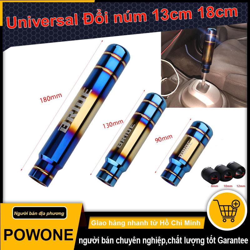 POWONE Universal Xe hơi shift knob Di chuyển núm chuyển bánh xe đua di ...