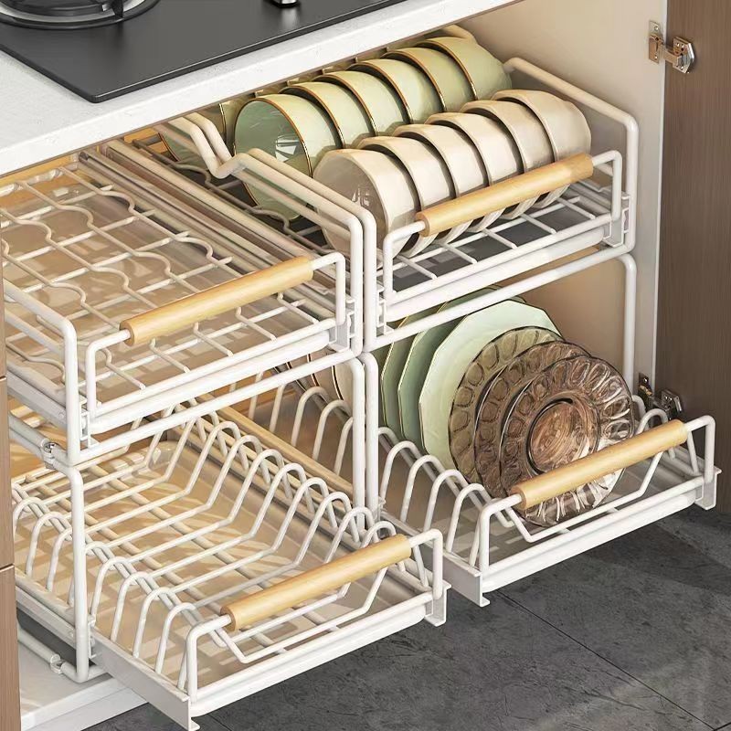 New Product#Kitchen Dish Storage Rack Cabinet Internal Shelves Drawer ...