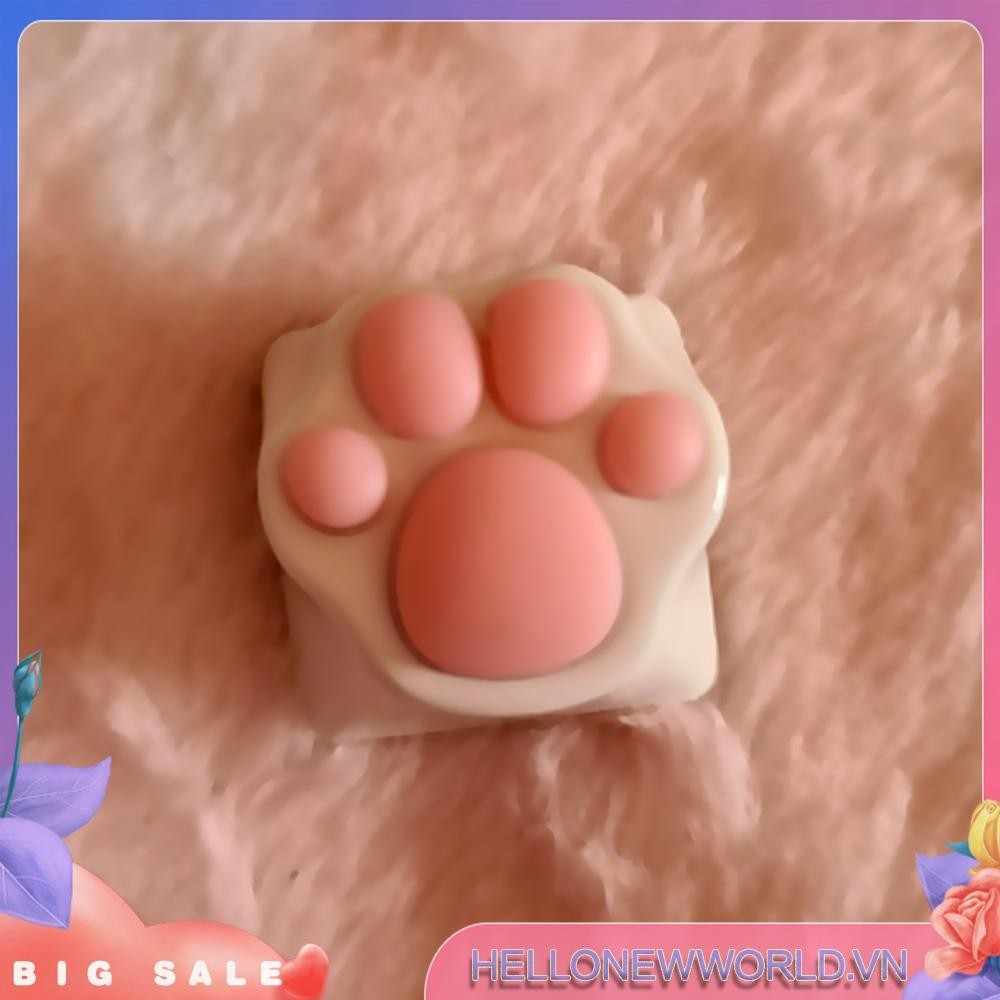 [Hellonewworld.vn] 3D Silicone Cat Paw Pad Đế Hợp Kim Nhôm Keycap Cho ...