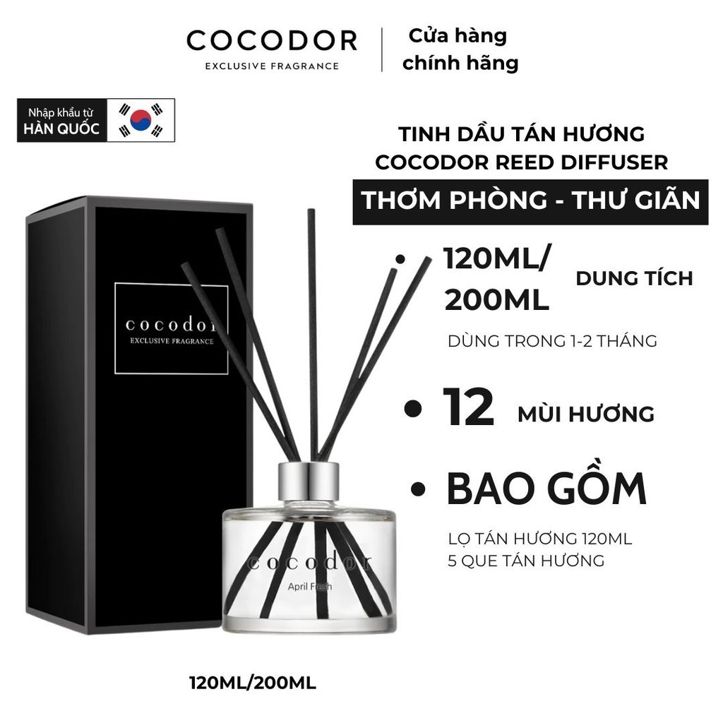( Best Seller/ link cũ 3000 lượt bán) Tinh dầu tán hương thơm phòng phiên bản reed Cocodor Reed ...