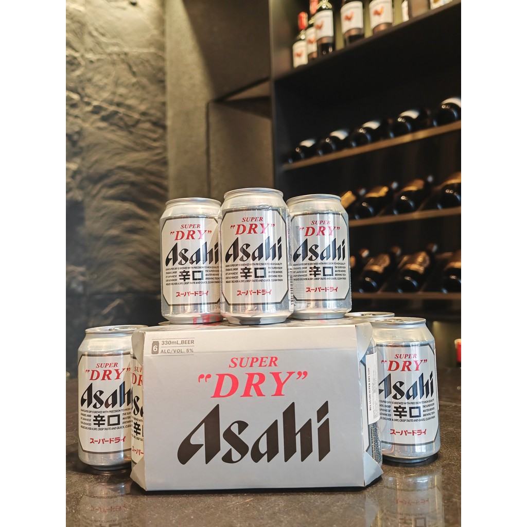 [GIÁ SỐC] Thùng 24 lon Bia Asahi Nhật Bản 5% dung tích 330ml nhập khẩu | Shopee Việt Nam