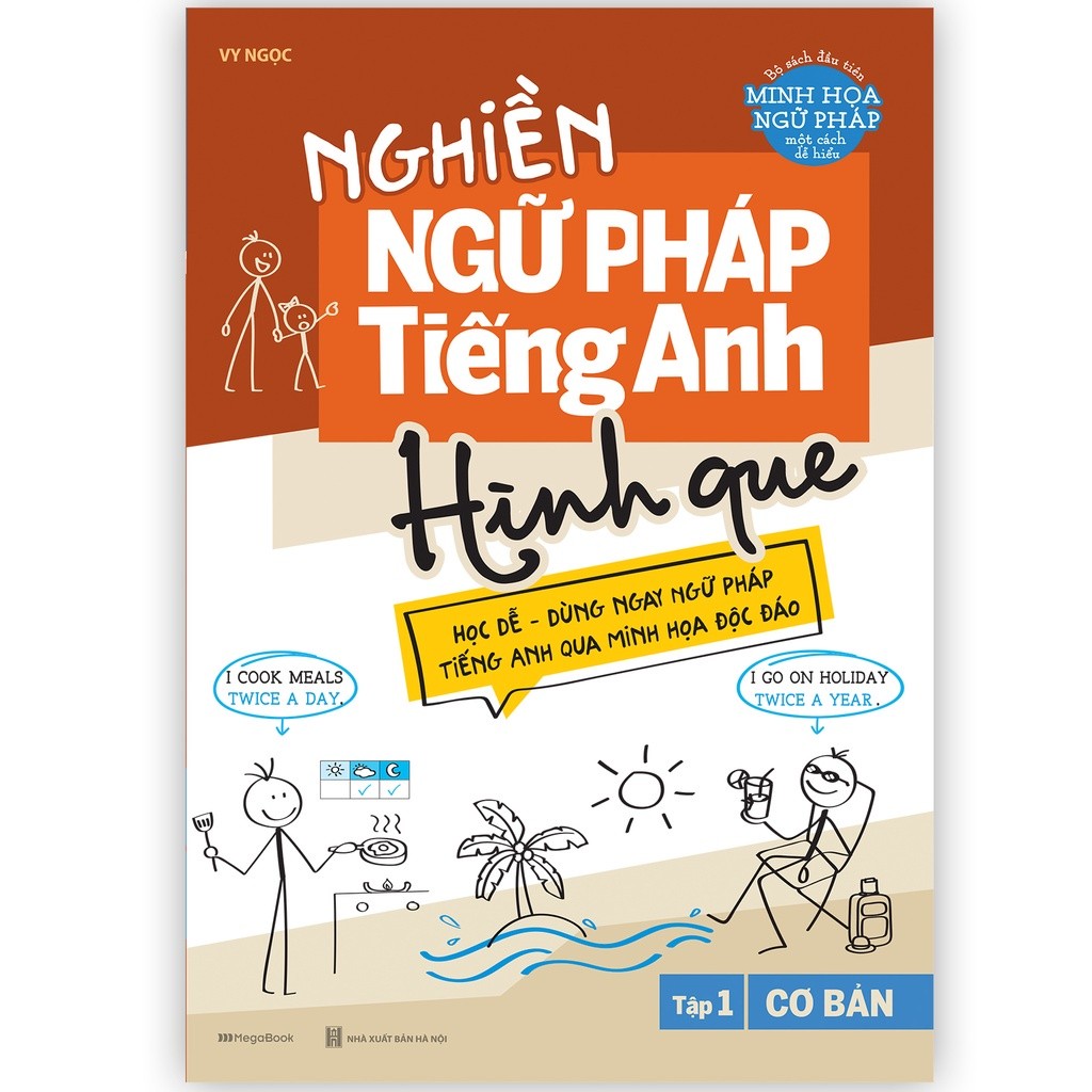 Sách Nghiền ngữ pháp Tiếng Anh hình que - Tập 1: Cơ bản - mega [Tràng ...