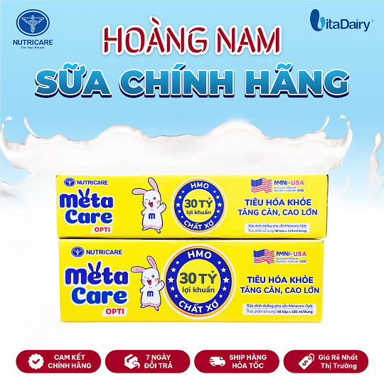 Sữa pha sẵn MetaCare Opti (110, 180ml) thùng 48 hộp chính hãng NutriCare | Shopee Việt Nam