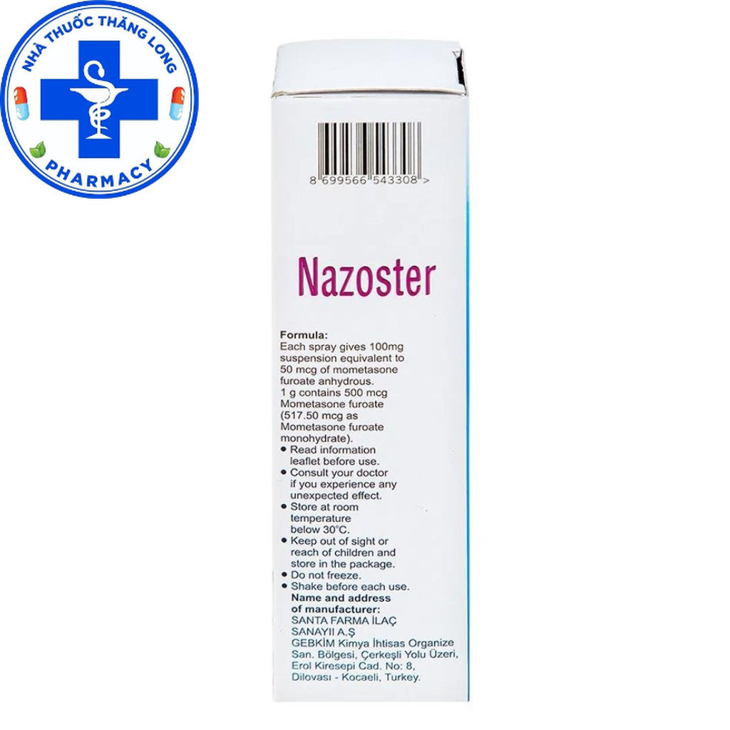 Xịt Nazoster nhập khẩu Thổ Nhĩ Kỳ | Shopee Việt Nam