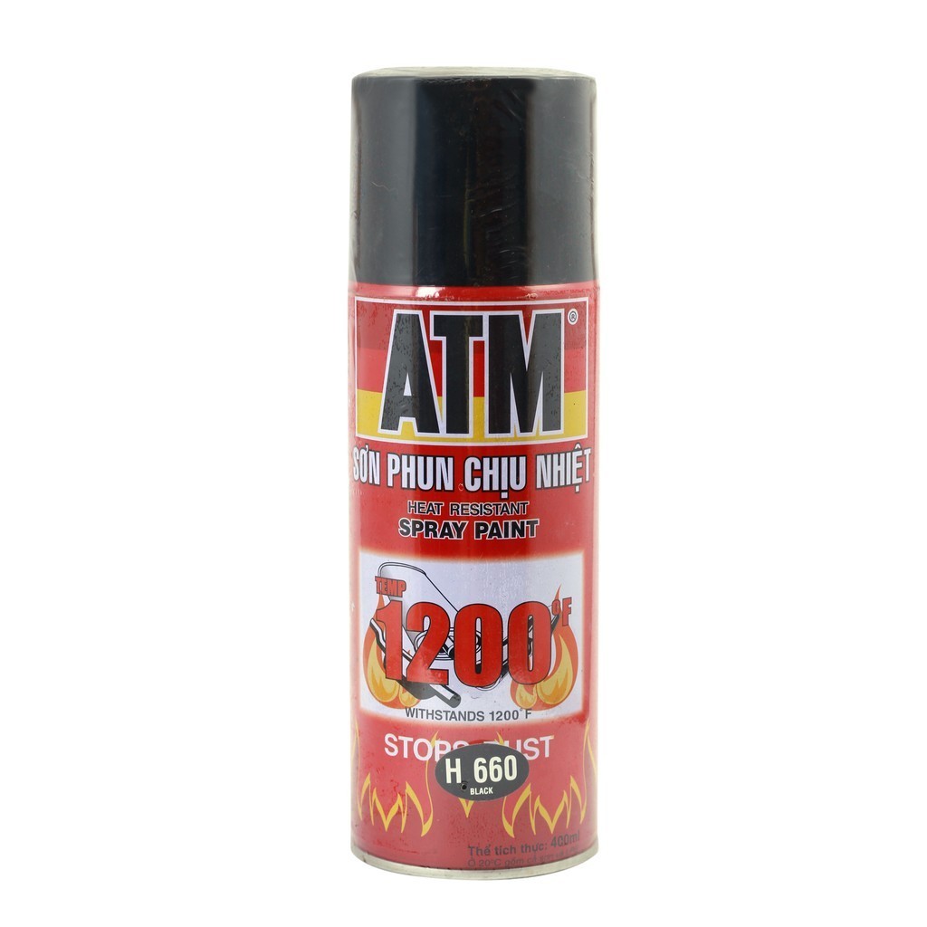 Sơn Xịt Chịu Nhiệt Độ Cao H660 (sơn đen) | Shopee Việt Nam