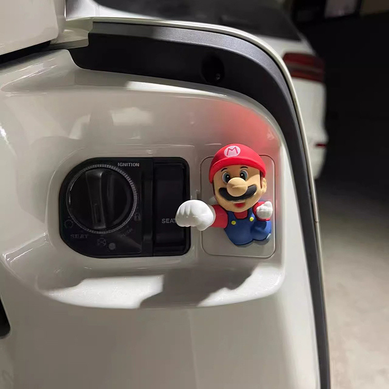 [Giảm giá] Tượng trang trí Mario xe máy, tượng treo đuôi, đồ chơi cá ...