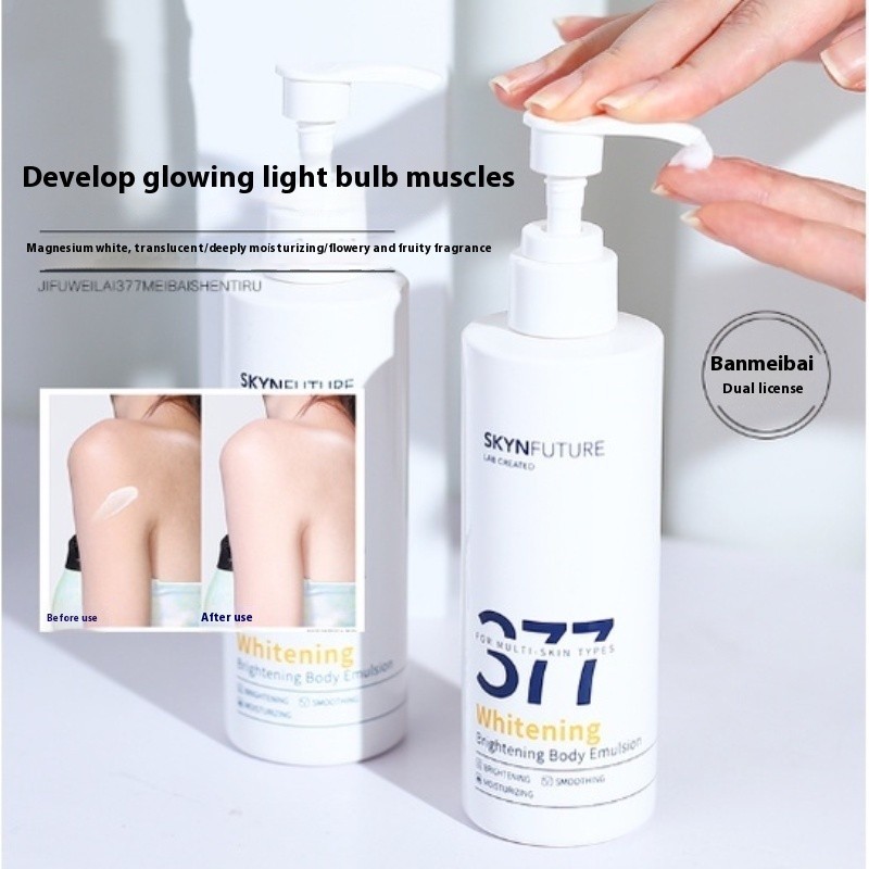 Kem dưỡng trắng da toàn thân SKYNFUTURE 377 ♧ Niacinamide Sữa dưỡng thể ...