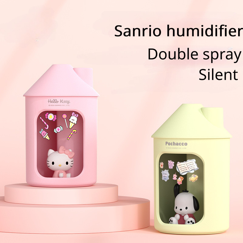 Sanrio Cinnamoroll Hello Kitty Kuromi Pochacco Máy tạo độ ẩm phun đôi ...