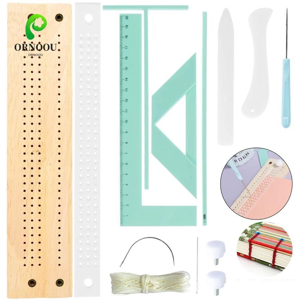 Ornoou Bookbinding Ruler Set, Hand Bookbinding Great Stencils Book ...