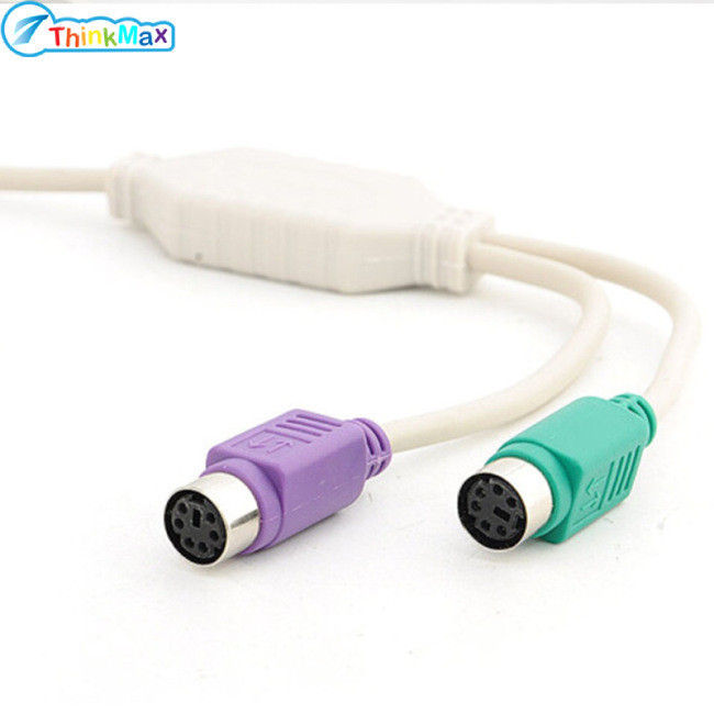 Bộ Chuyển Đổi USB Nam Sang PS / 2 PS2 Nữ Chuyển Đổi Dây Cáp Adapter Cho ...