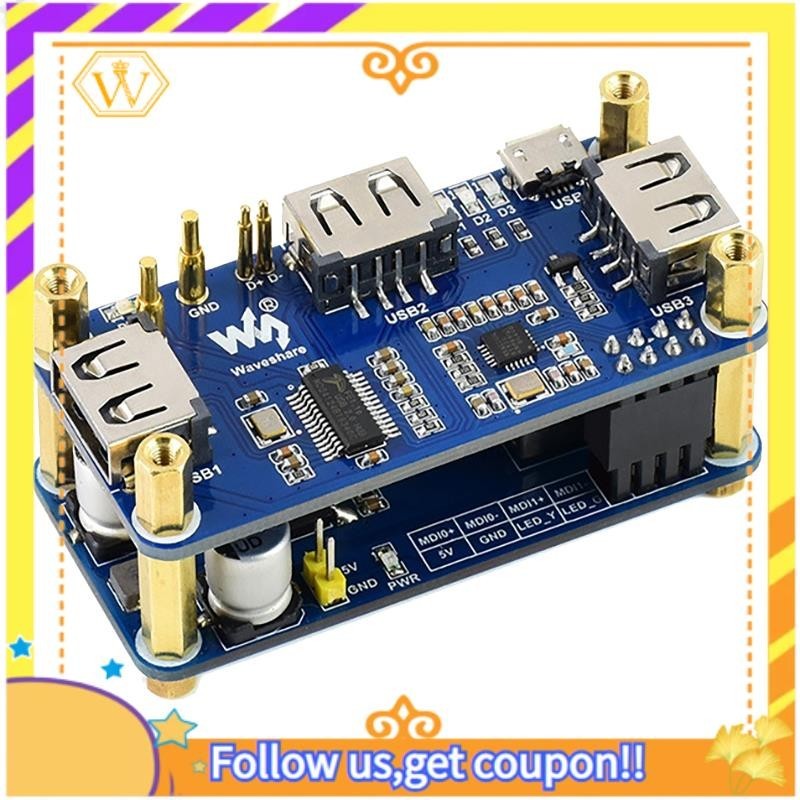 [W] Bo mạch mở rộng Waveshare PoE HUB cho Raspberry Pi Zero / Zero với ...