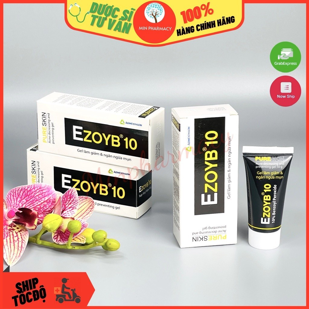 Ezoyb Chấm Mụn Sưng Viêm Gel Dưỡng Làm Giảm Và Ngăn Ngừa Mụn Benzoyl