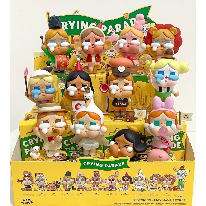 Pop MART Hình Crybaby Crying Parade Series Blind Box Đồ chơi mô hình dễ ...